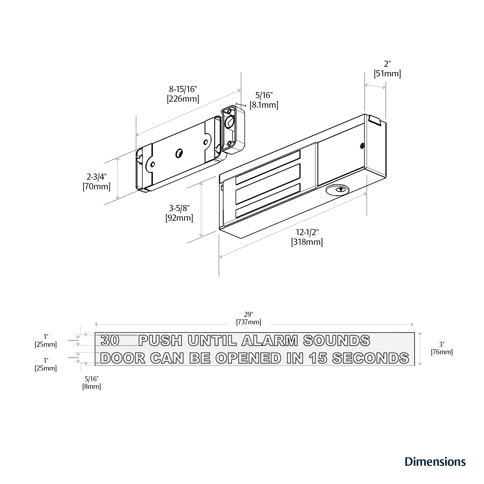 iMXDa Delayed Egress Magnalock®
