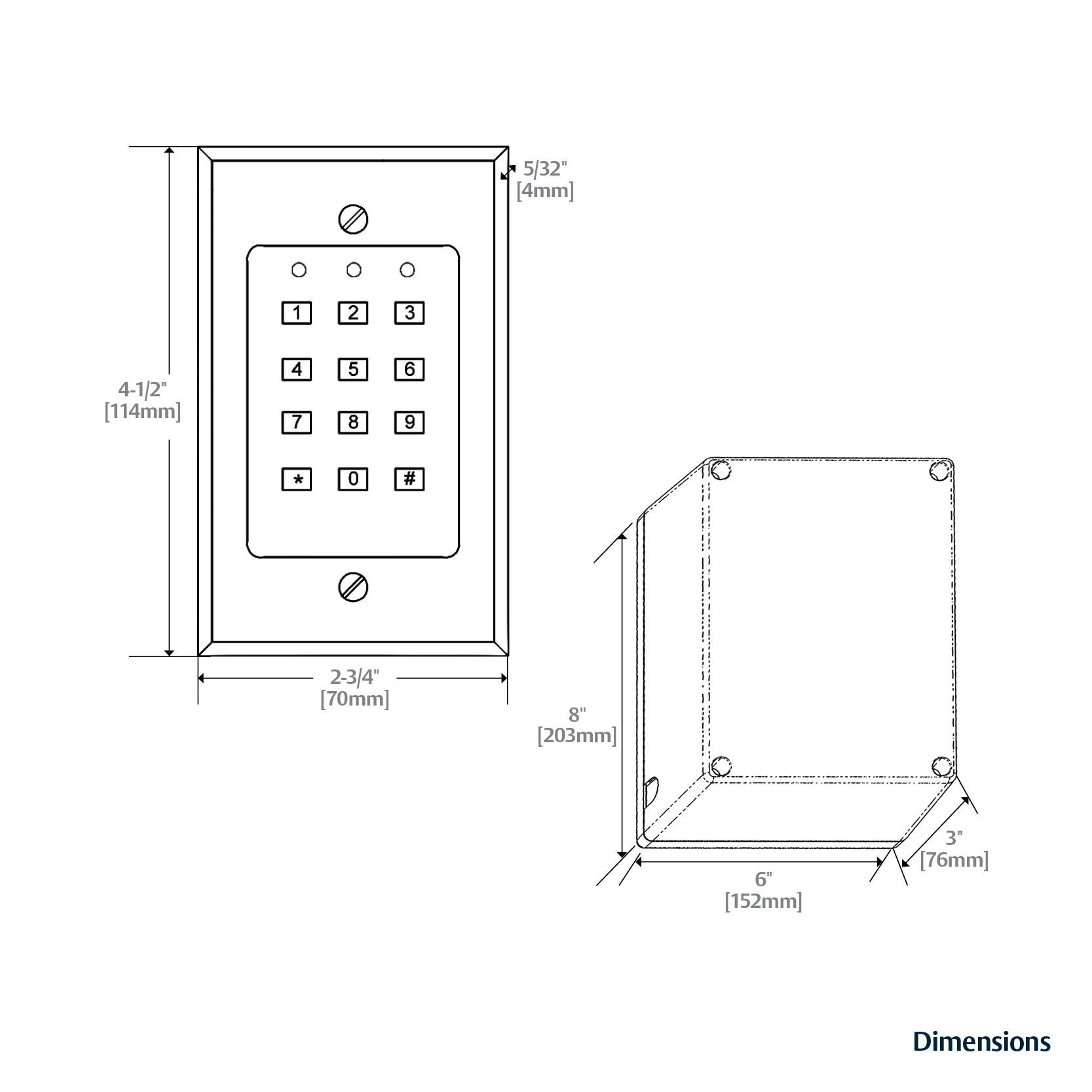 DK-16 Digital Keypad Systems