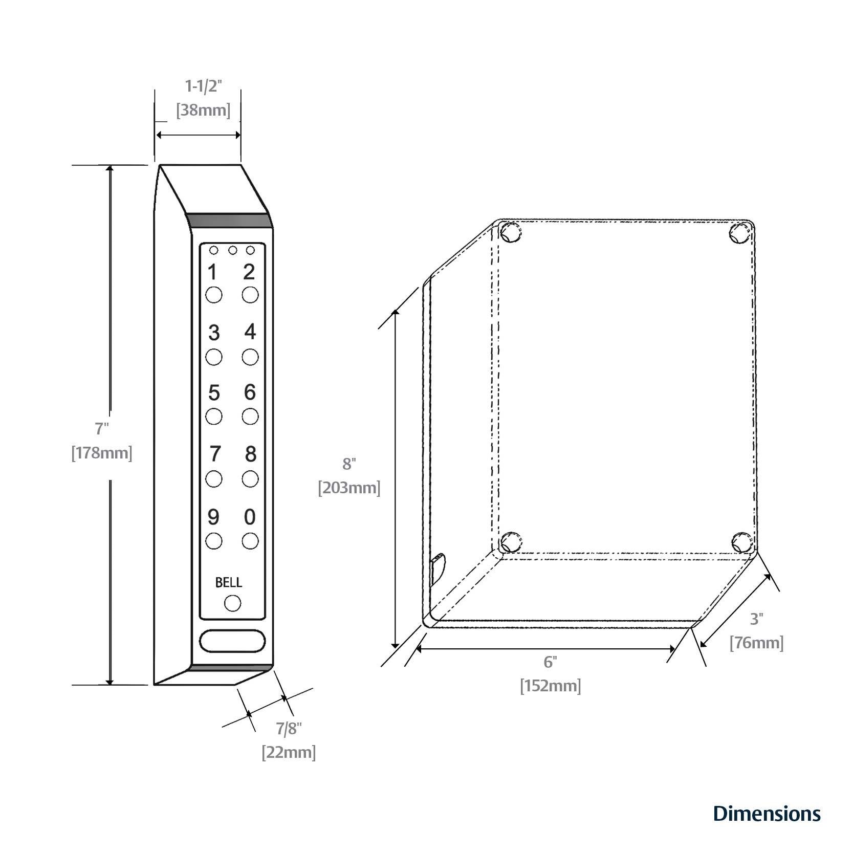 DK-26 Digital Keypad