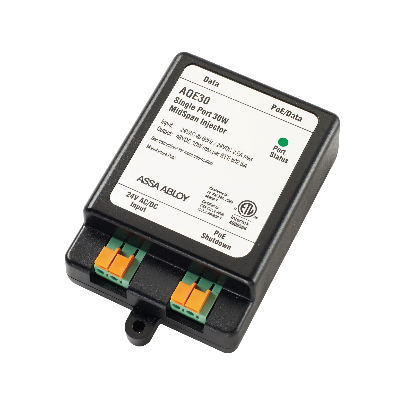 AQE Single Port Injector PoE