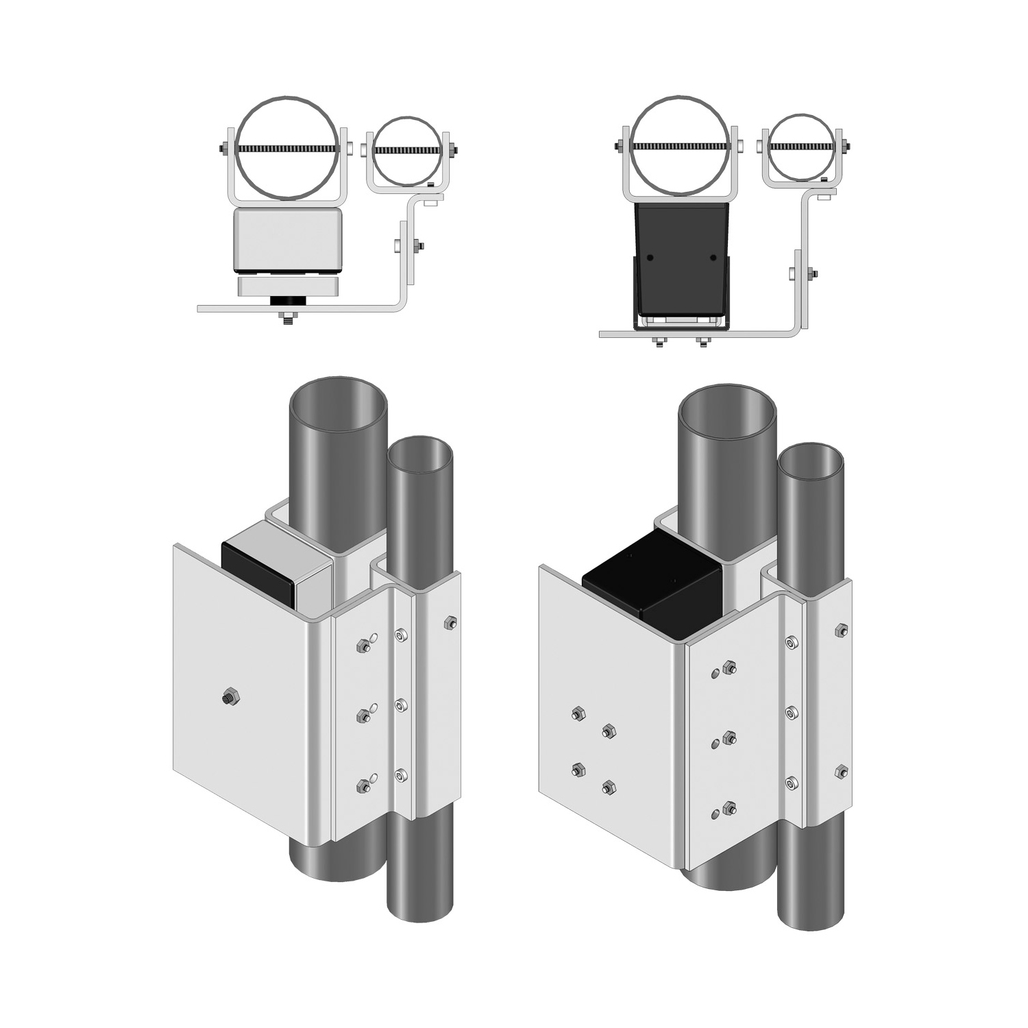 FMK Flex-Mount Gate Lock Bracket Kits